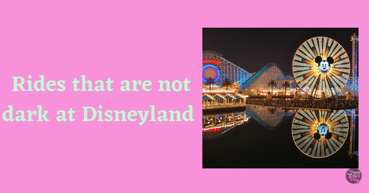 Disneyland Rides that aren't dark - Trying My Best To Mom